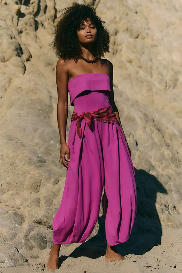 Free People Sonder One-Piece - Cactus Rose | Editorialist
